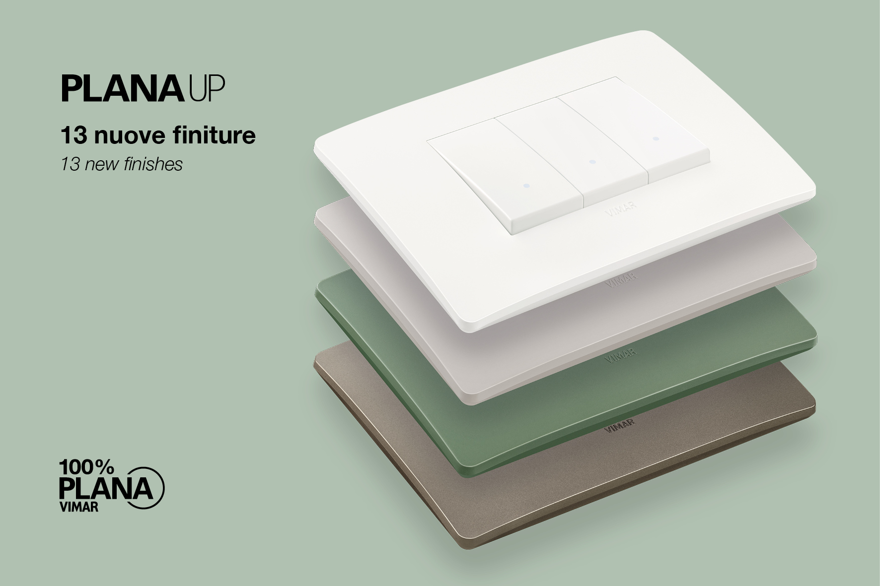 Plana Up by Vimar, l'evoluzione naturale di Plana